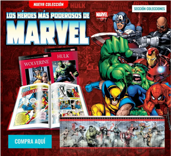 Colección Marvel Red | Casa colombiana Del Comic